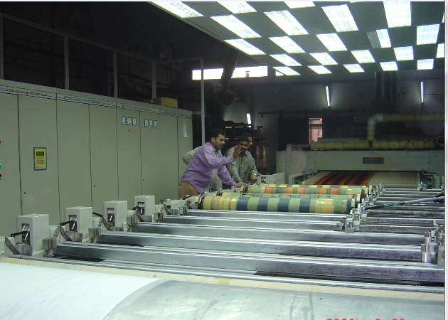 Squeeze Type Rotary Screen Printing Textiles Machine , Fabric Screen ...